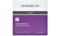 BAPSCARCARE T siliconenverband: extra dun en transparant
